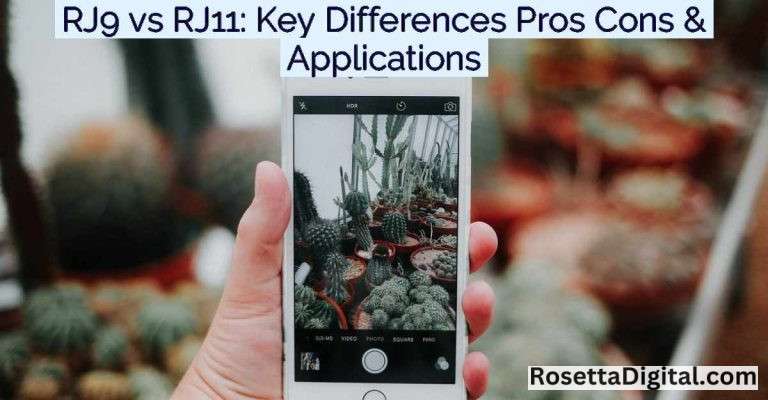 RJ9 vs RJ11: Key Differences Pros Cons & Applications - Rosetta Digital