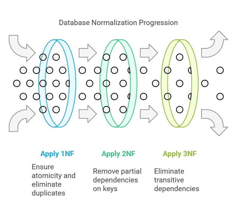 1NF vs 2NF vs 3NF - Database Normalization Stages Decoded - Rosetta Digital
