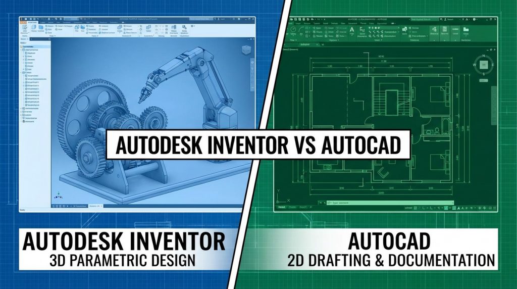 Autodesk Inventor vs AutoCAD: Complete Comparison Guide - Rosetta Digital
